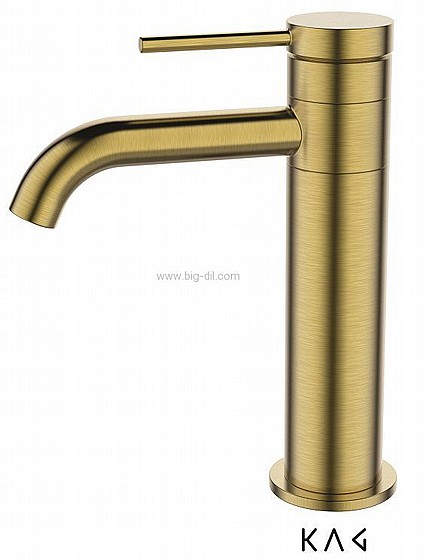 ברז לכיור אמבטיה 24635 זהב מוברש | - ביג דיל