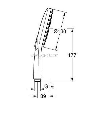 מזלף גרואה 26582000 3 מצבי זרימה | - ביג דיל