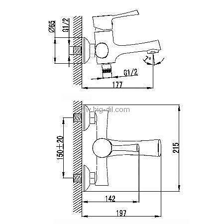 סוללה לאמבטיה יערה 44010 גרפיט-מדגל | - ביג דיל