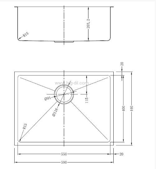 כיור מטבח נירוסטה וניל | ביג דיל