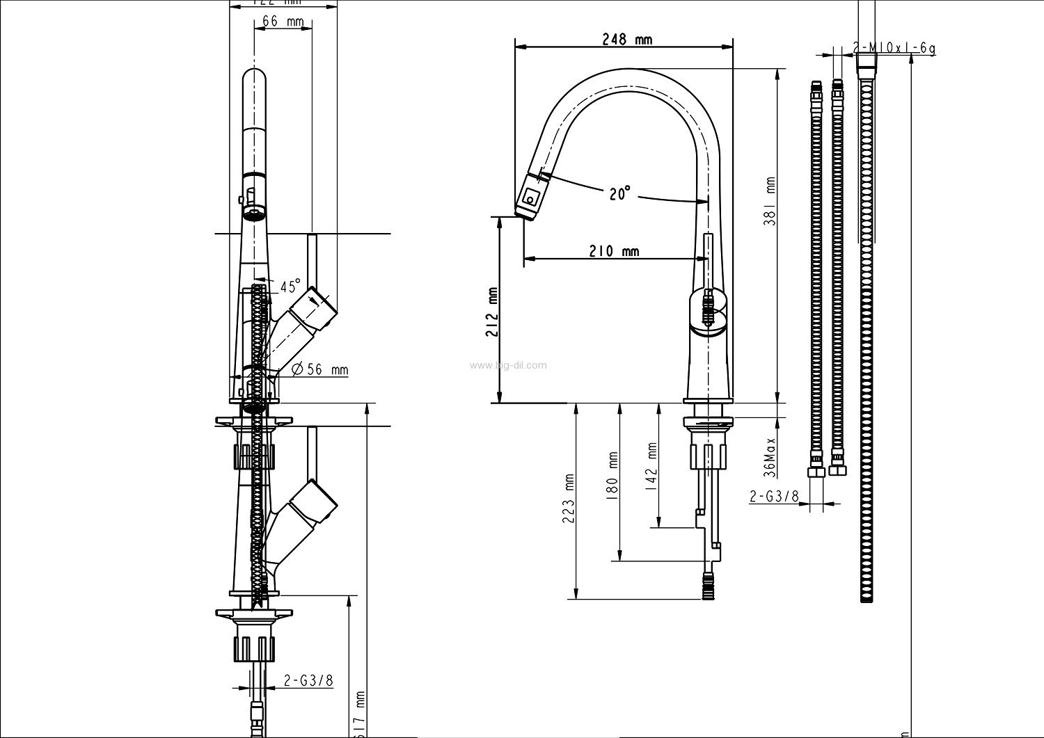 ברז נשלף מדגל גליל 59818 | ביג דיל