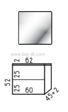 ארון אמבטיה תלוי PANDOR 120-60 | - ביג דיל